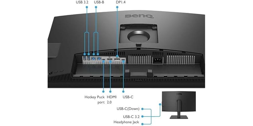 BenQ PD2705U 27" LED Backlit 4k UHD IPS Monitor