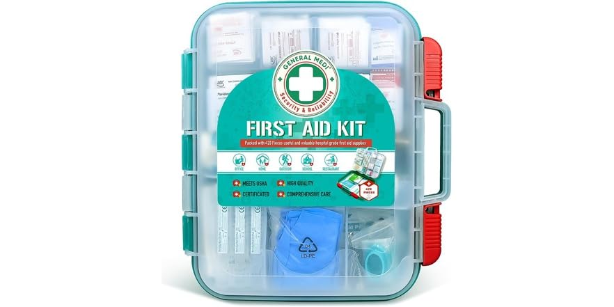 420 Piece Professional First Aid Kit