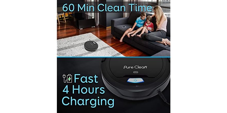 Pure Clean Robot Vacuum Cleaner