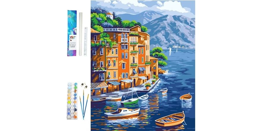 DIY Landscape Oil Painting Kit 2 Pack