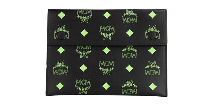 MCM Color Splash Logo Pouch