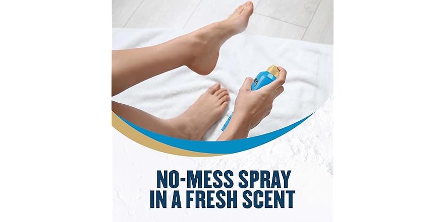 Gold Bond No Mess Talc-Free Foot Powder Spray