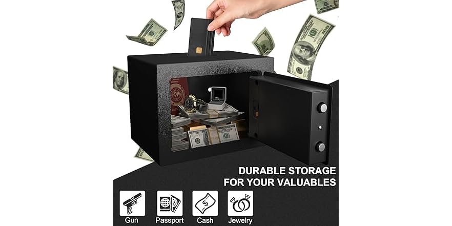 Small Money Safe with Electronic Keypad