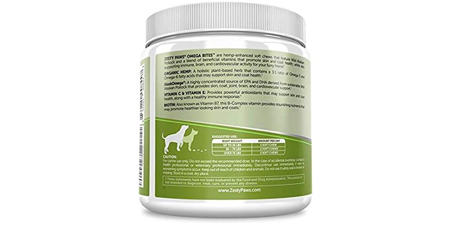 Zesty Paws Omega Fish Oil Chew Treats