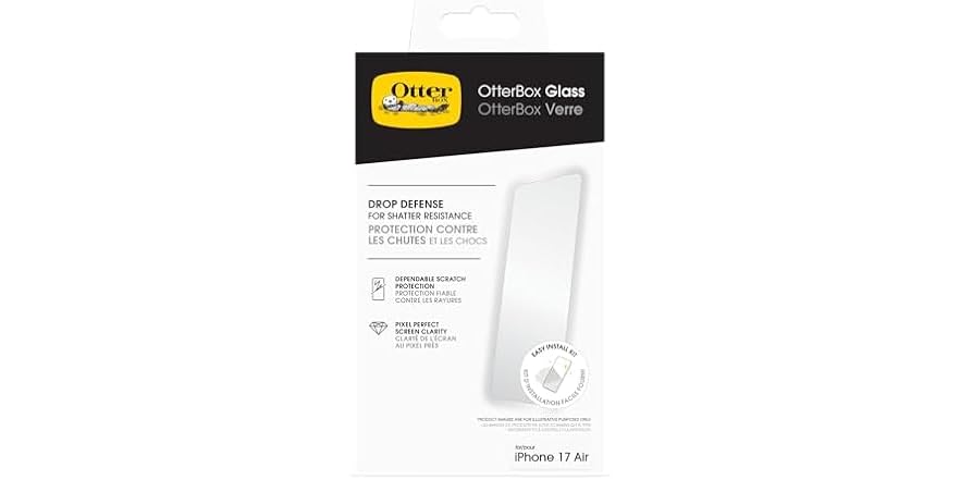 OtterBox iPhone 17 Air Glass Screen Protector