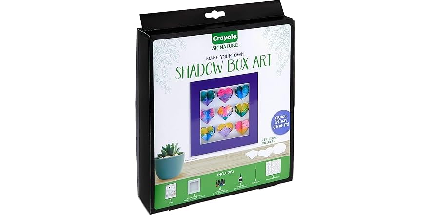 Crayola DIY 13-pc Shadow Box Frame Kit