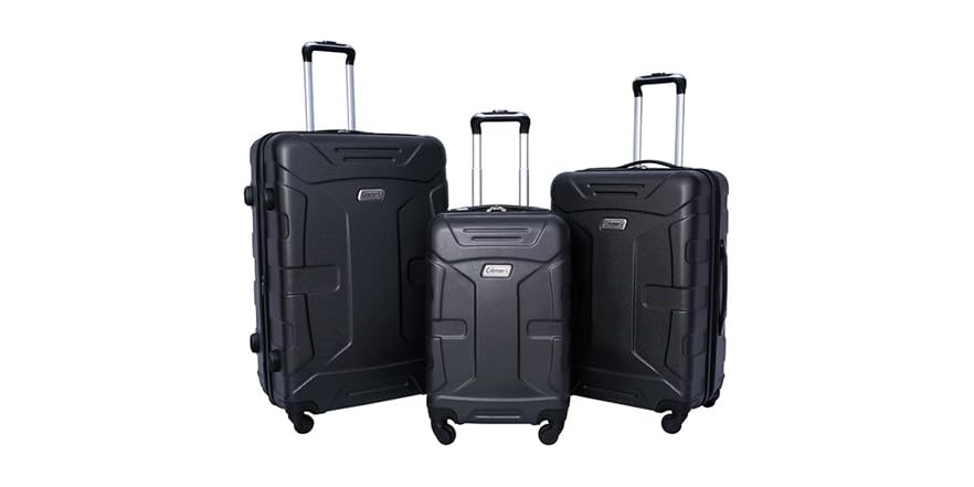 Coleman 3-Piece Luggage Sets - 4 Colors