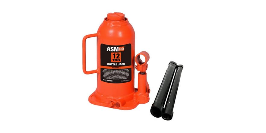 AutoSport MFG ASM2055 12 Ton Welded Bottle Jack