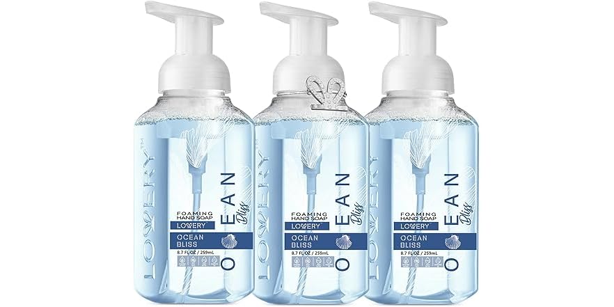 Foaming Hand Soap - Pack of 3 - Ocean Bliss