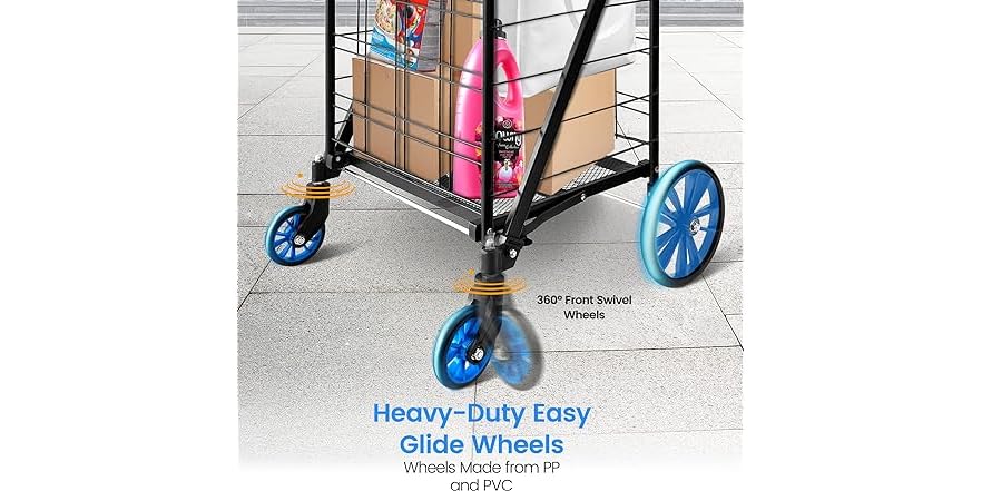 SereneLife Utility Shopping Supermarket