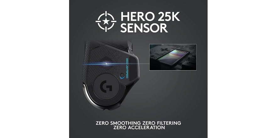 Logitech G502 Lightspeed Wireless Gaming Mouse (Open Box)