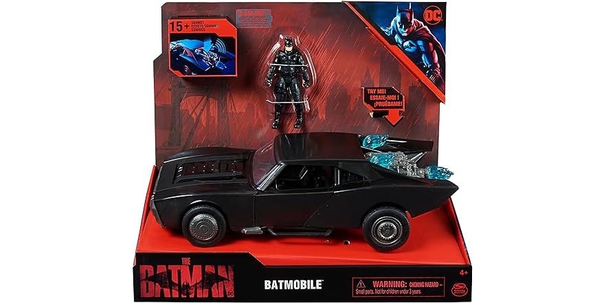 Batman Batmobile with 4” Figure