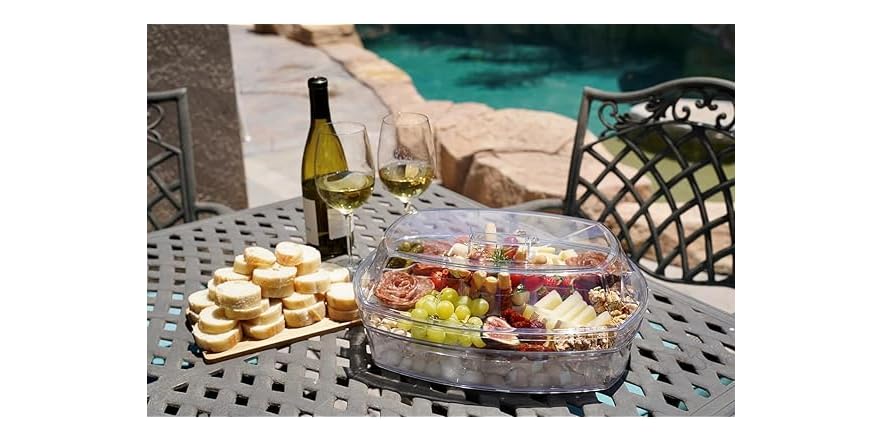On Ice Party Platter, 3 Piece Set