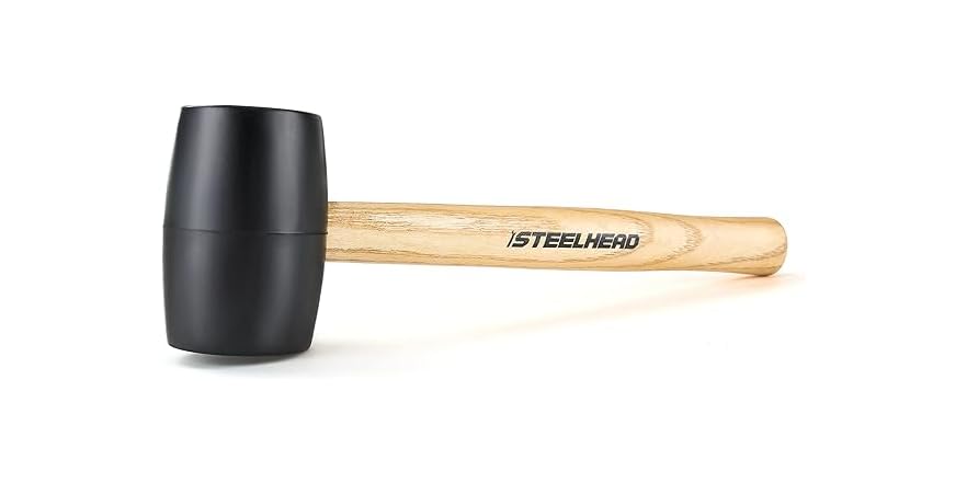 STEELHEAD 3-Pc Wood Handle Rubber Mallet