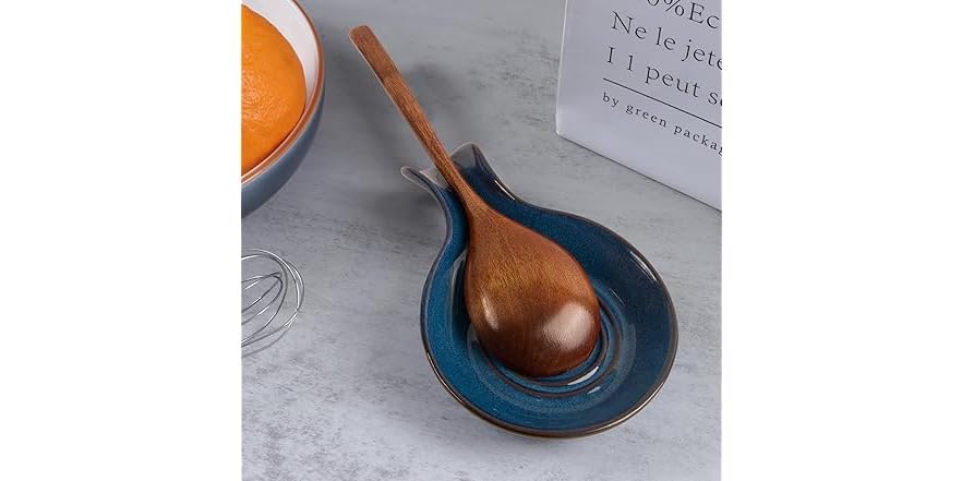 Ceramic Kitchen Spoon Rest 2 Pack