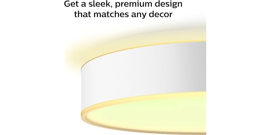 Philips Hue Enrave Medium Ceiling Lamp, White