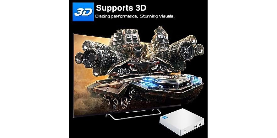 Fanless Mini PC Intel Atom Z8350 Processor