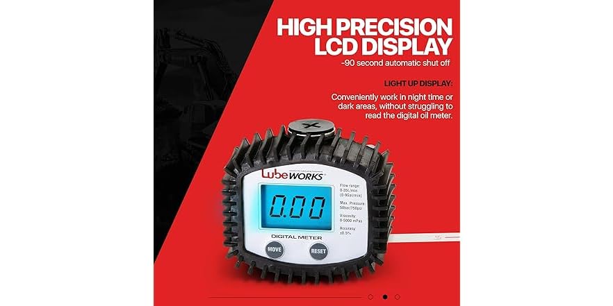Lubeworks Oil Control Meter Digital