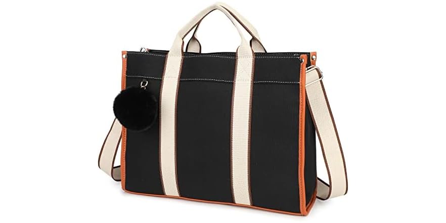 Women's 15.6" Laptop Canvas Tote Bag