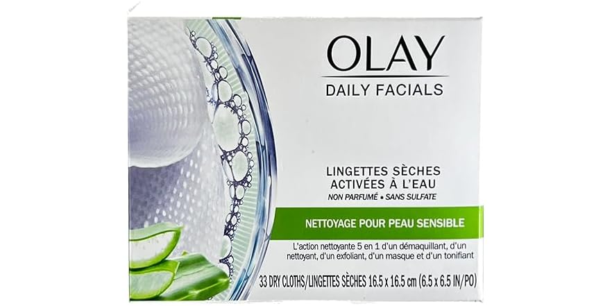 OLAY Daily Clean 5-in-1 Water Activated Cloths