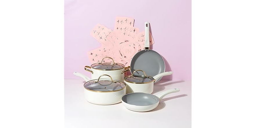 Paris Hilton Epic Nonstick Pots and Pans Set
