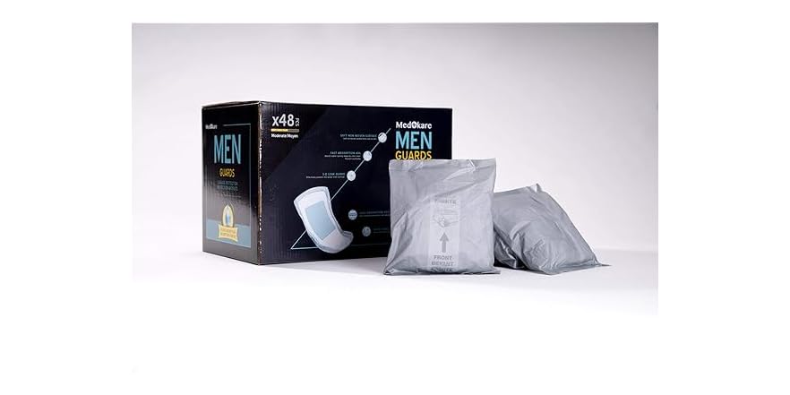 Medokare 48 Pack Mens Incontinence Pads