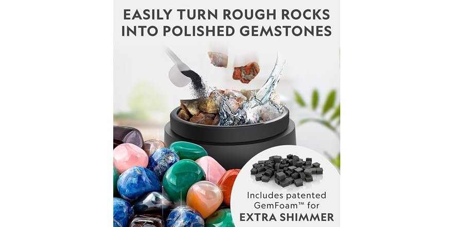 NATIONAL GEOGRAPHIC Platinum Series Ultra Quiet Rock Polisher Kit