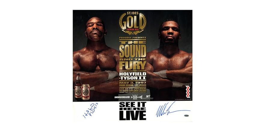 Holyfield/ Tyson Fight Rematch Poster