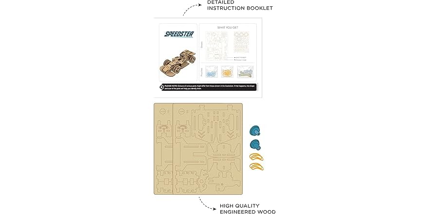 Smartivity Speedster 3D Wooden Model