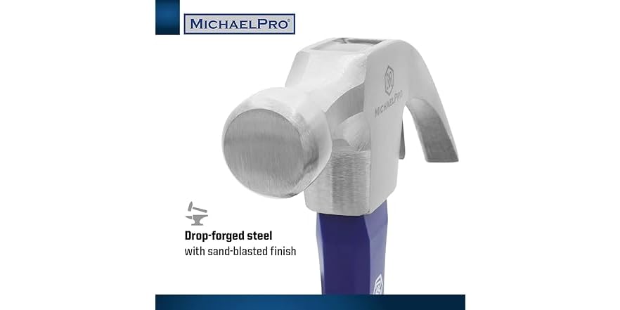 MichaelPro MP004005 16oz Curved Claw Hammer