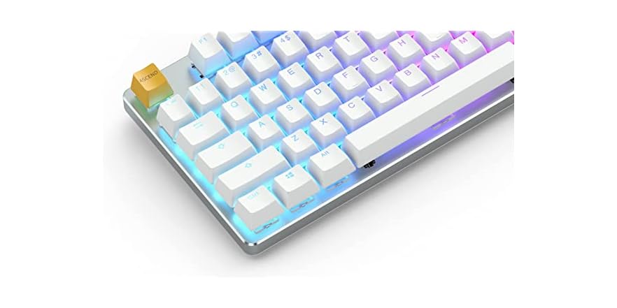 Glorious Gaming Full Size Prebuilt Keyboard White (Open Box)