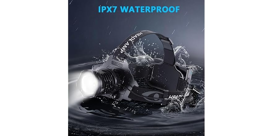 amaker LED Rechargeable Headlamp High Lumens