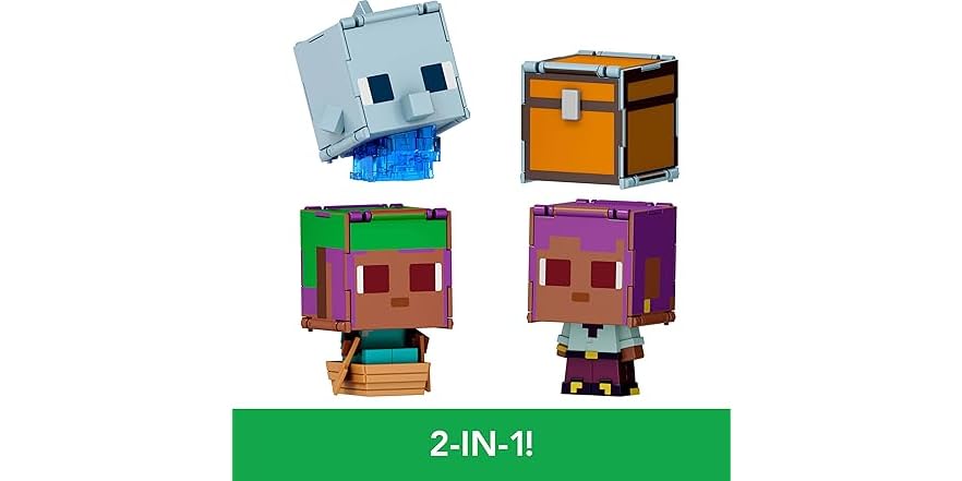 Mattel Minecraft Flippin’ Figs 2-Pack