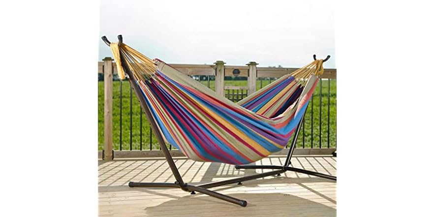 Vivere Double Hammock and Stand