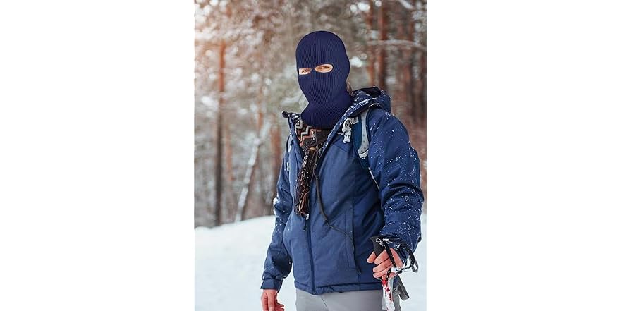 2-Hole Knitted Ski Mask (2 Pack)
