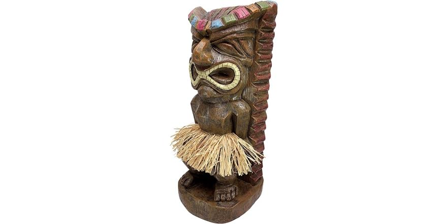 Design Toscano Pau Hana Hawaiian Tiki Totem Statue