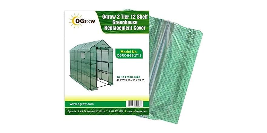 Ogrow Greenhouse Replacement Cover