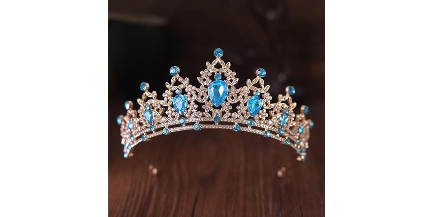 Blue Tiaras and Crowns