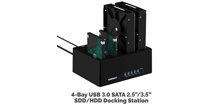 4-Bay USB 3.0 Docking Station (Open Box)