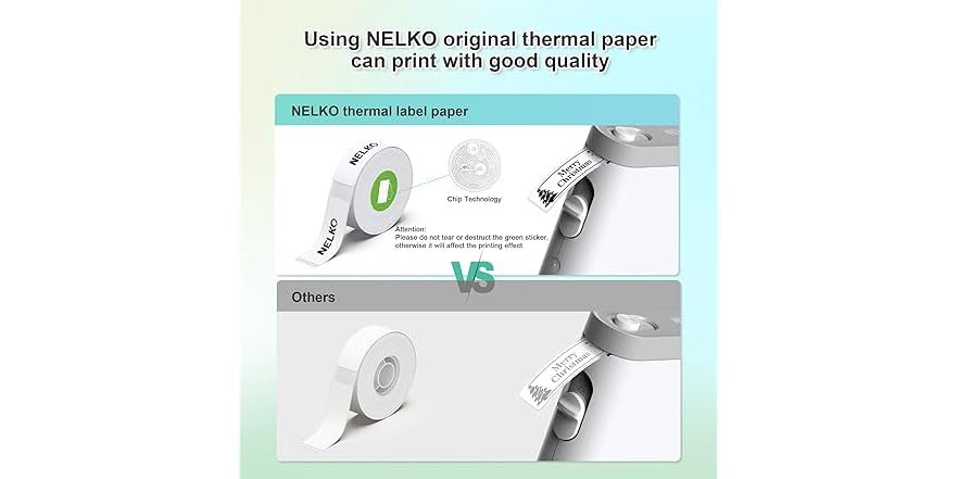 Nelko Label Maker Machine with Tape