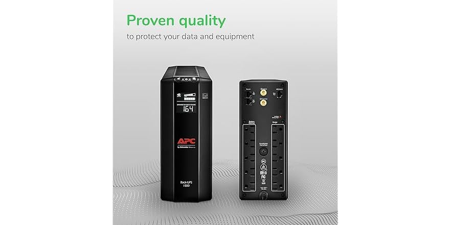 APC APC BX1500M APC UPS 1500VA UPS Battery Backup and (Open Box)