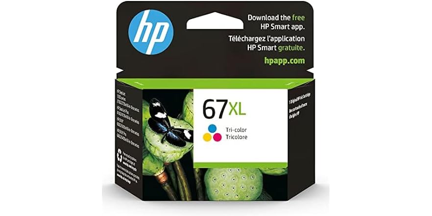 HP 67XL Tri-color High-yield Ink Cartridge