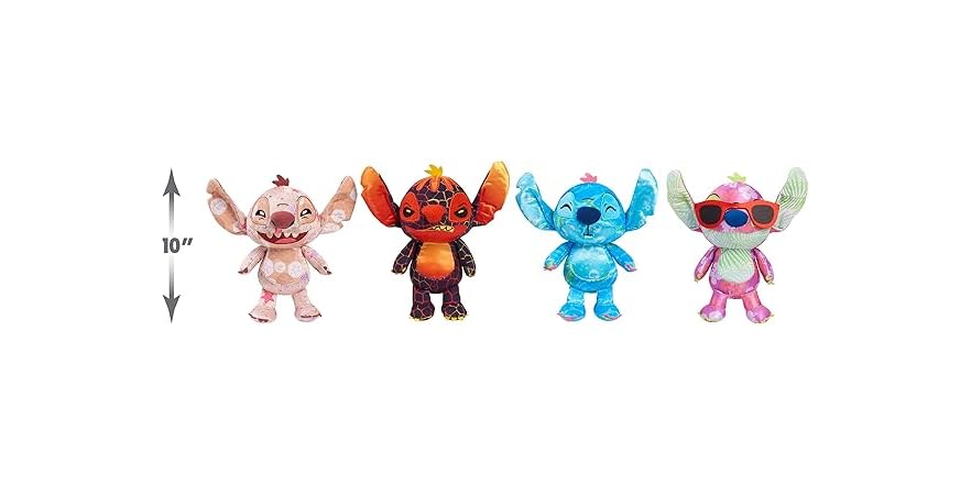 STITCH Hawaiin Elements Plush Set