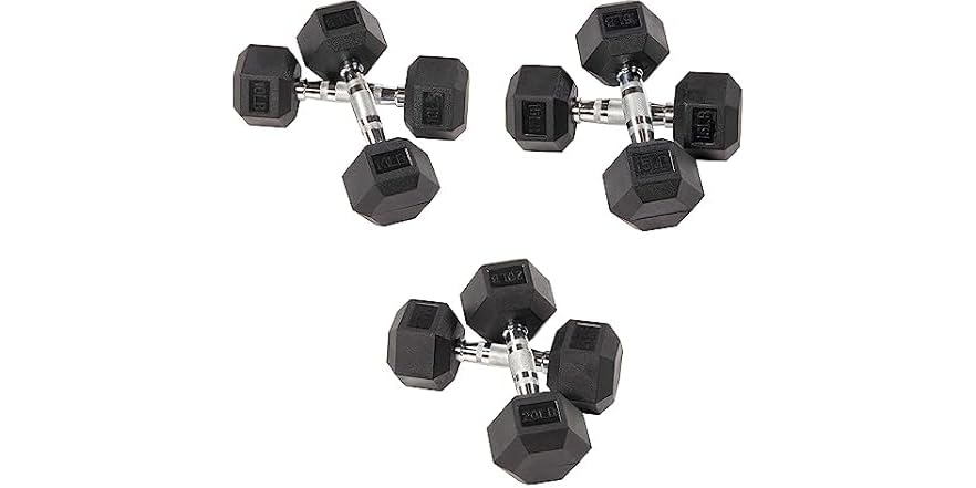 Fitvids Dumbbell, Set 10, 15, 20LB Pairs