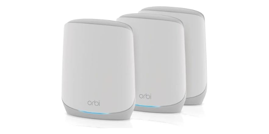 NETGEAR Orbi RBK763-100NAR AX5400 Tri-band WiFi 6 Mesh System