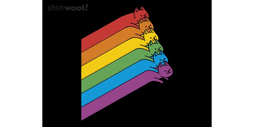 Flying Rainbow Cats