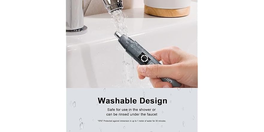 JISHO Ear and Nose Hair Trimmer