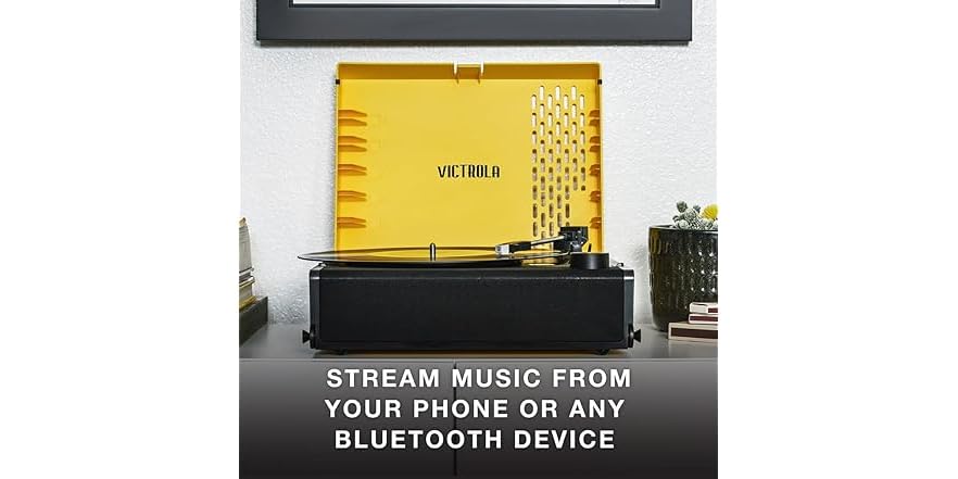 (NEW) Victrola Revolution GO 3-Speed Bluetooth Record Player