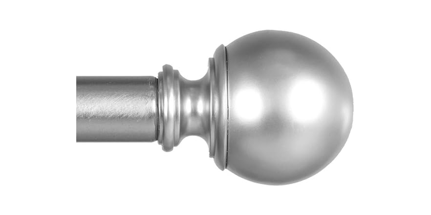 Umbra Verge 1 1/4" Drapery Rod 72-144" Nickel