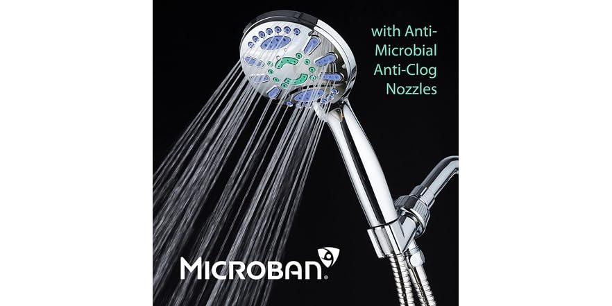 AquaStar 4.3" 6-Setting High Pressure Hand Shower